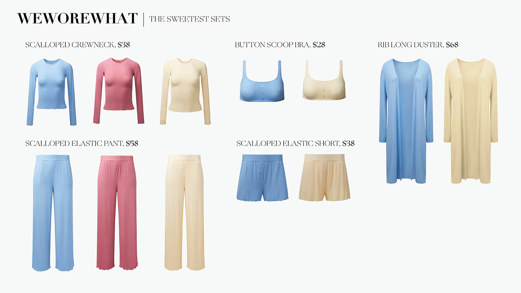 The Sweetest Sets: Reveal & Early Access Info – WeWoreWhat